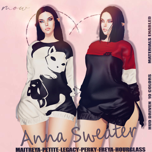 Second Life Marketplace - [Mow] Anna Sweater [ADD ME]